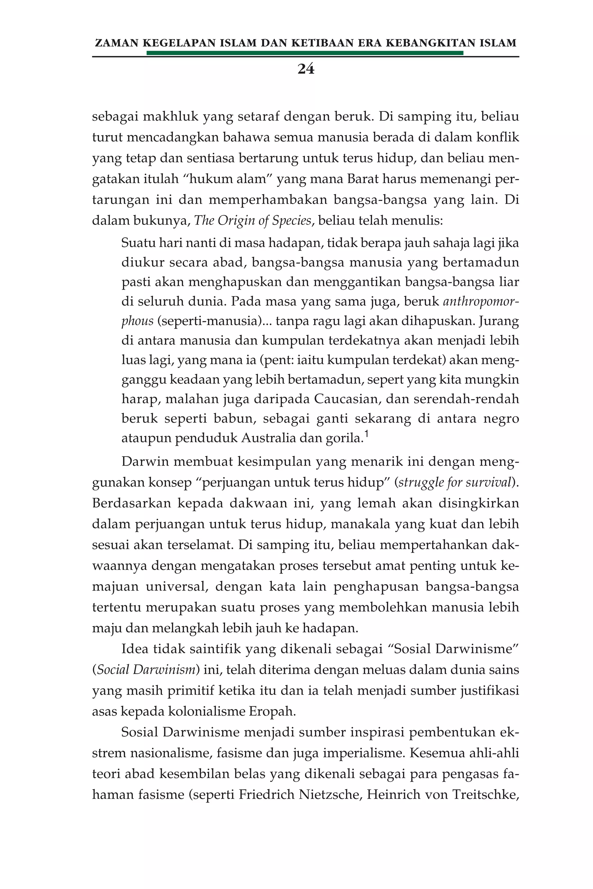 Zaman kegelapan islam dan ketibaan era kebangkitan islam. bahasa melayu ...