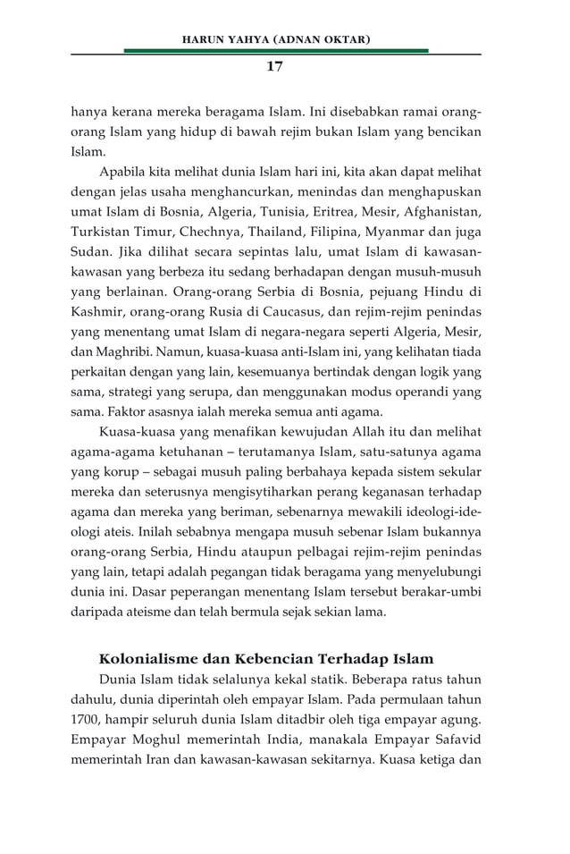 Zaman kegelapan islam dan ketibaan era kebangkitan islam. bahasa melayu ...