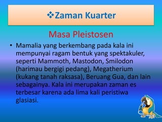 Zaman neozoikum atau kenozoikum | PPTX