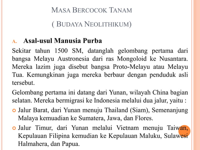 Zaman Pra aksara (Sejarah kelas 10 Kurikulum 13) | PPTX