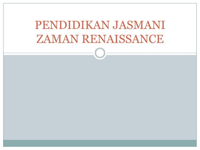Zaman renaissance | PPTX