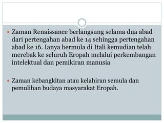 Zaman renaissance | PPTX