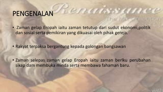 Zaman renaissance | PPTX