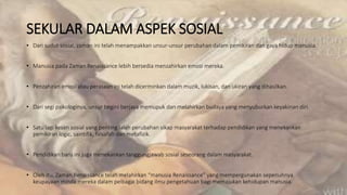 Zaman renaissance | PPTX