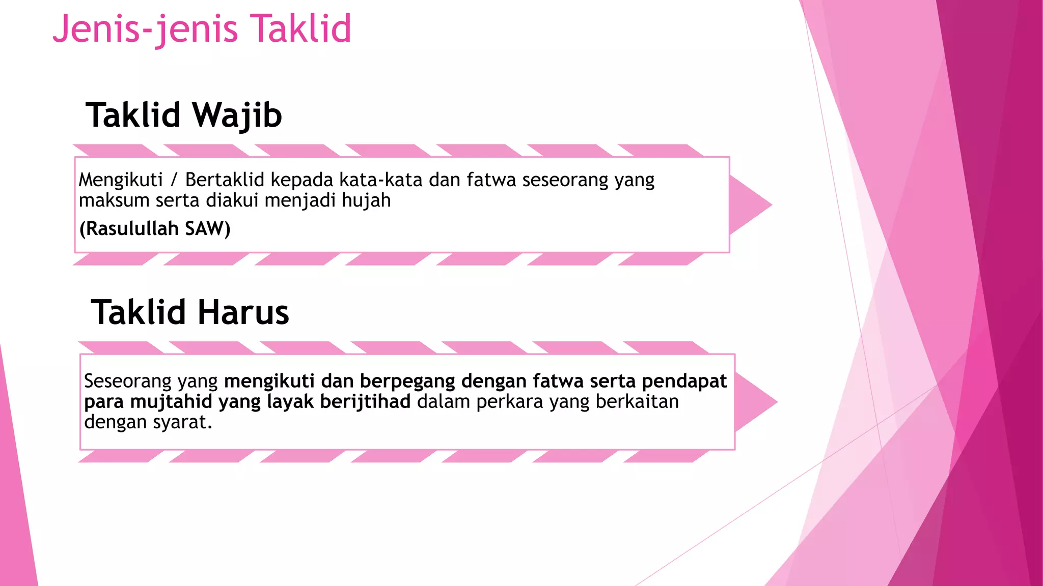 Sejarah Perundangan Islam :Zaman taklid dan jumud | PPTX