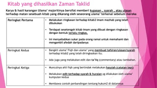 Sejarah Perundangan Islam :Zaman taklid dan jumud | PPTX