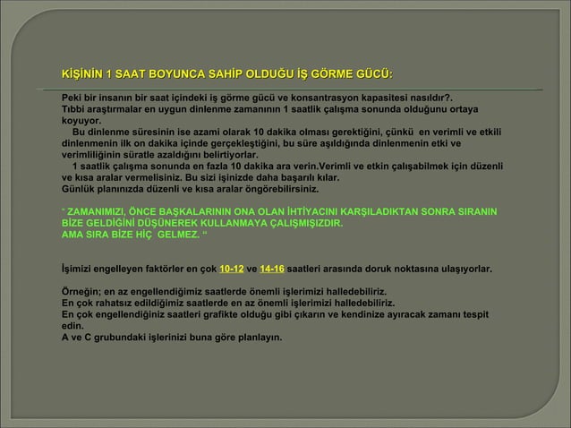 Zaman yonetimi | PPT