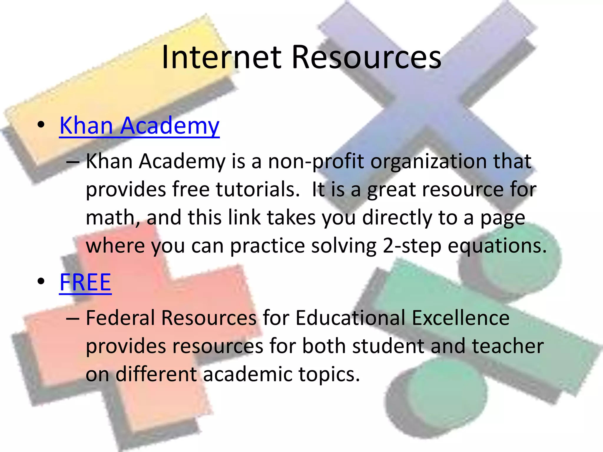 Zambelletti, dana, two step equations | PPT