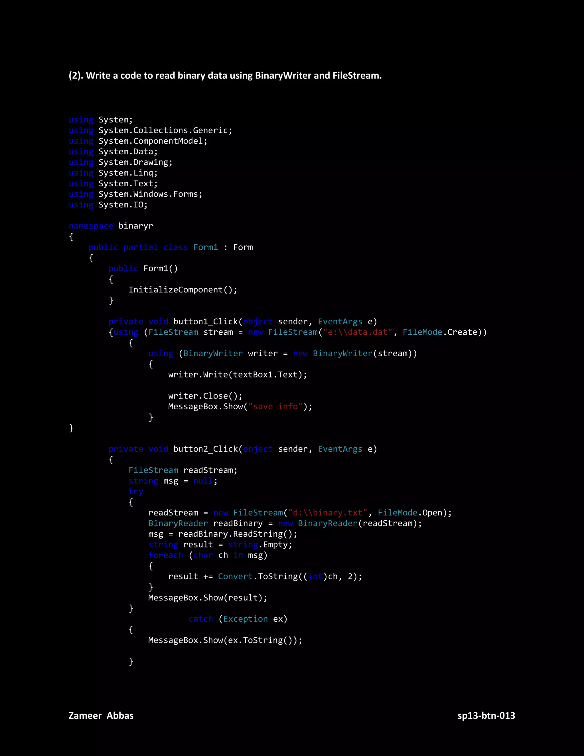 Read And Write Program On C Pdf