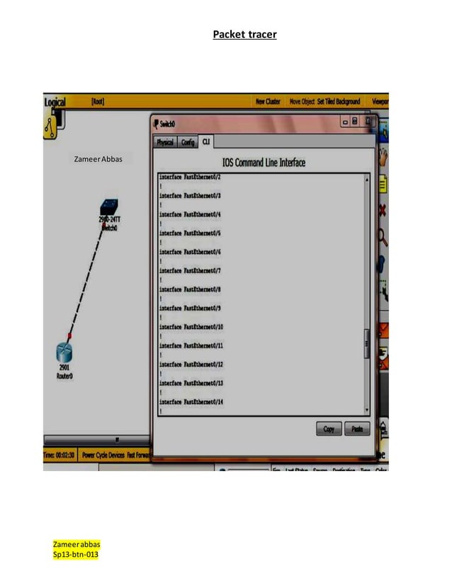 packet tracer configure | PDF