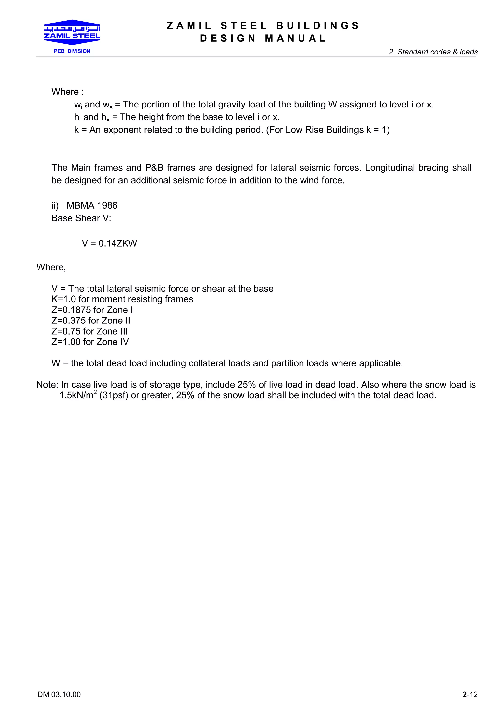 Zamil steel design manual | PDF | Civil Engineering Industry | Industries