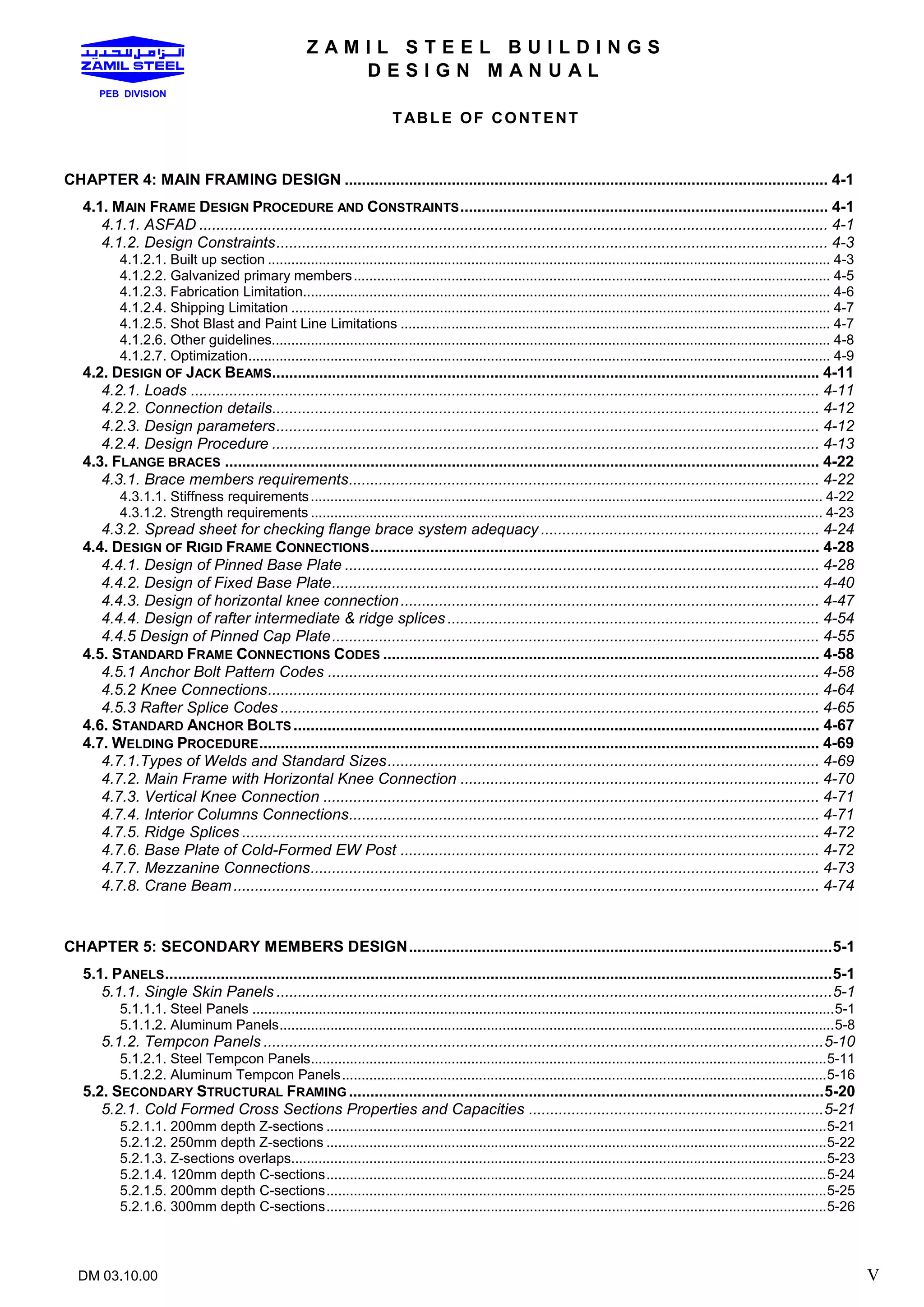 Zamil steel design manual | PDF | Civil Engineering Industry | Industries