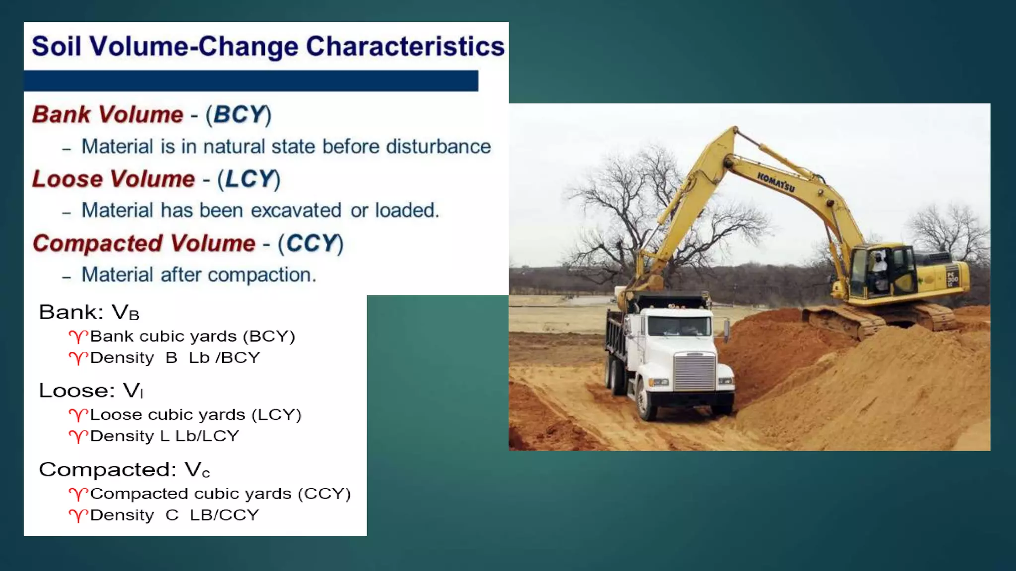 SOIL VOLUME CHANGE CHARACTER & SWELL | PPT