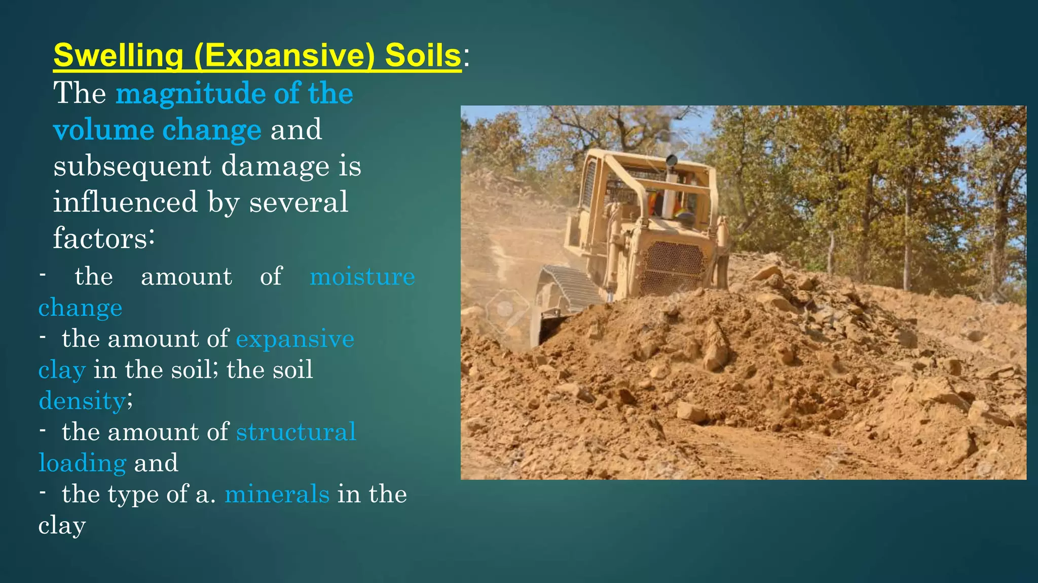 SOIL VOLUME CHANGE CHARACTER & SWELL | PPTX