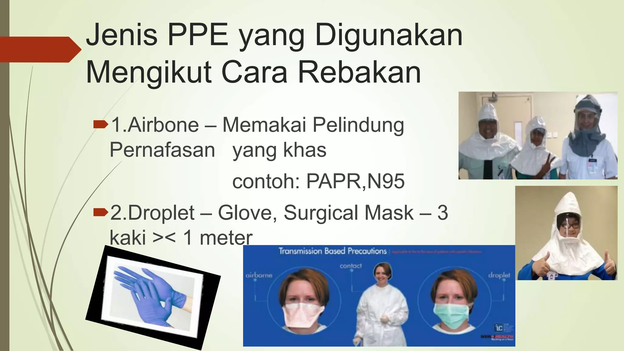 PAKAIAN PELINDUNG DIRI ‘PERSONEL PROTECTIVE EQUIPMENT ‘(PPE) | PPT