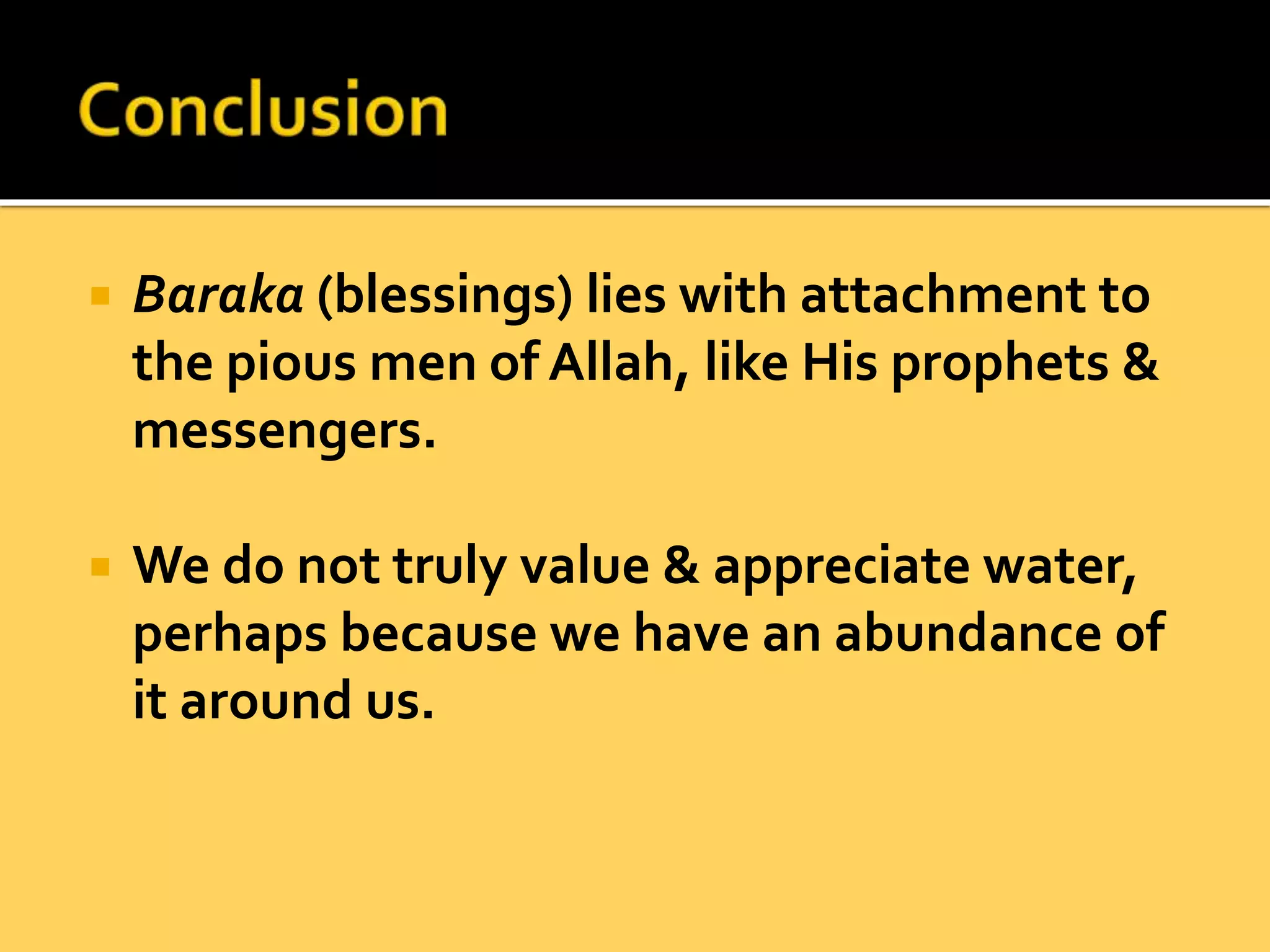 Zamzam; the king of all waters | PPTX