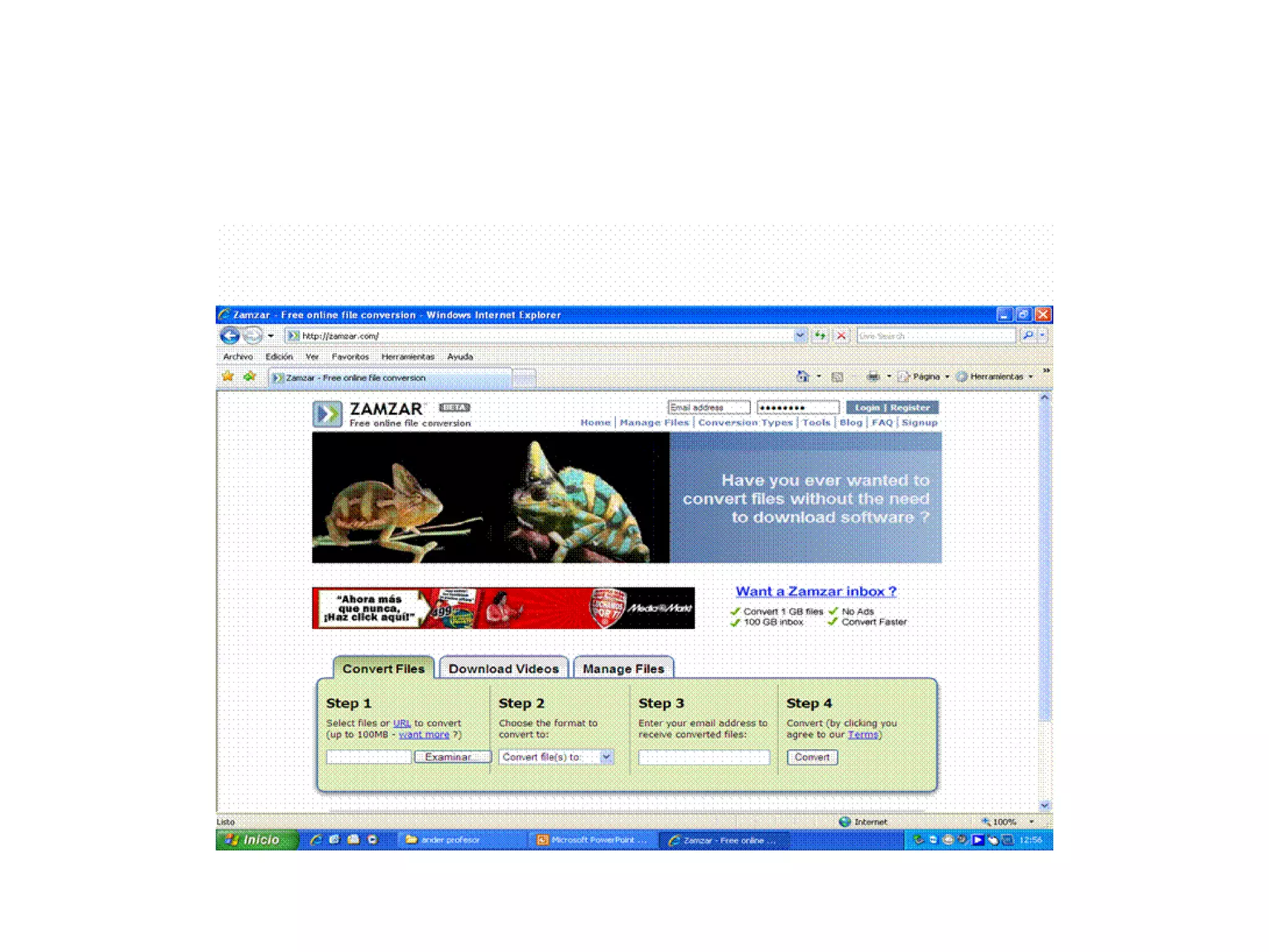 Zamzar tutorial | PPT