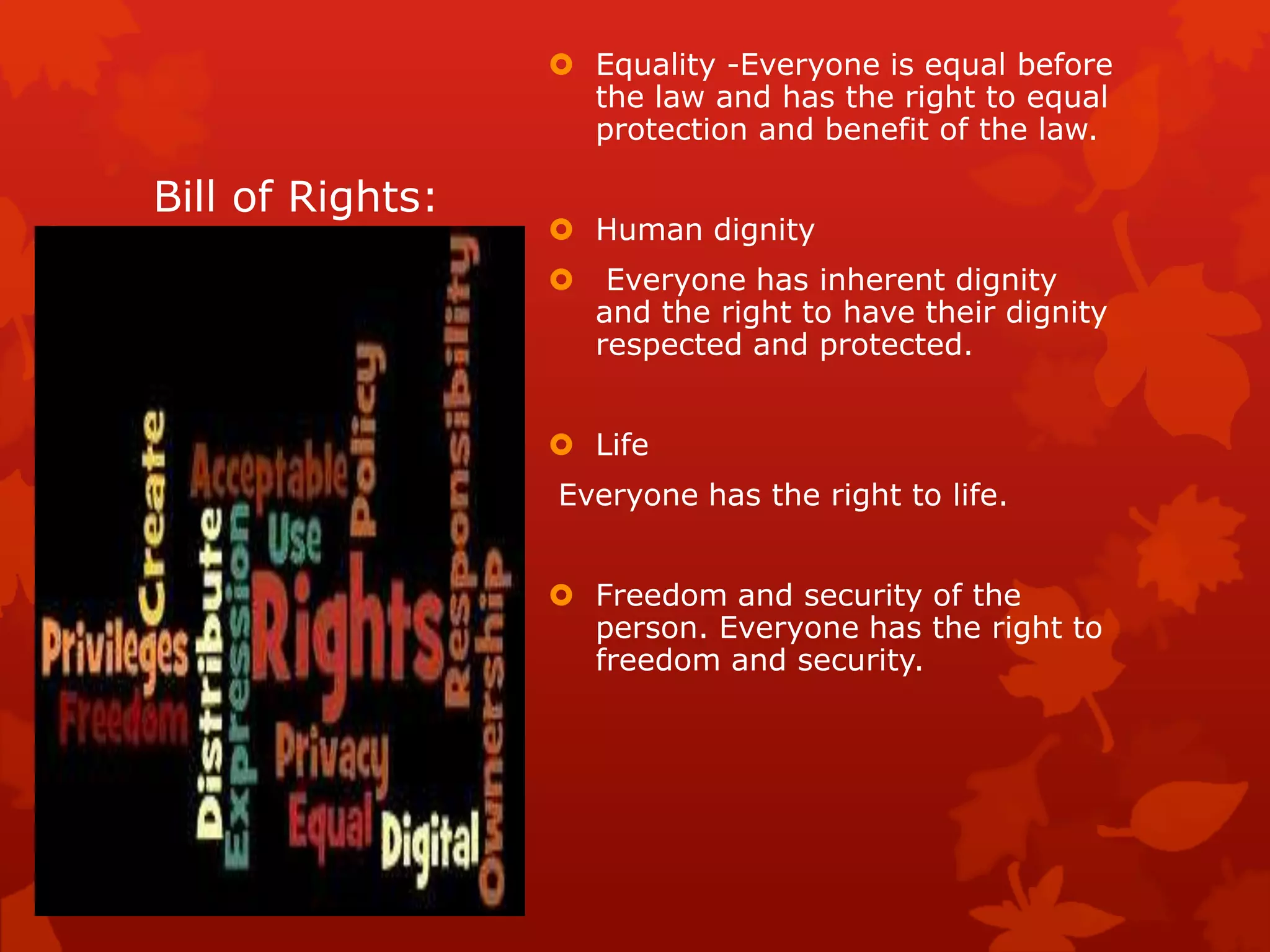 Life Orientation Grade 9 Rights and Responsibilities | PPTX