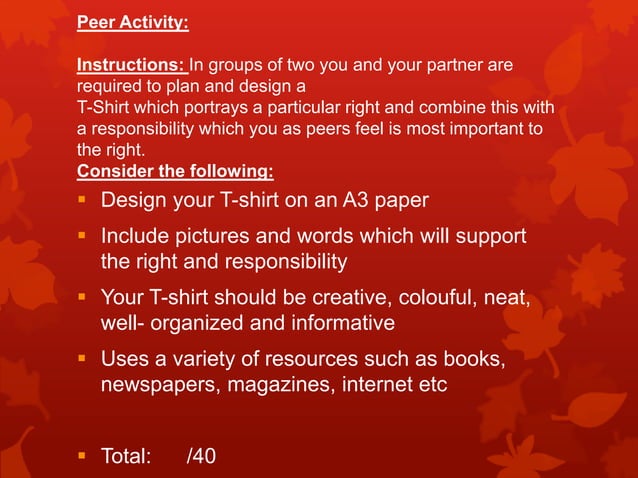 Life Orientation Grade 9 Rights and Responsibilities | PPTX | Debated Sensitive Social Issues ...