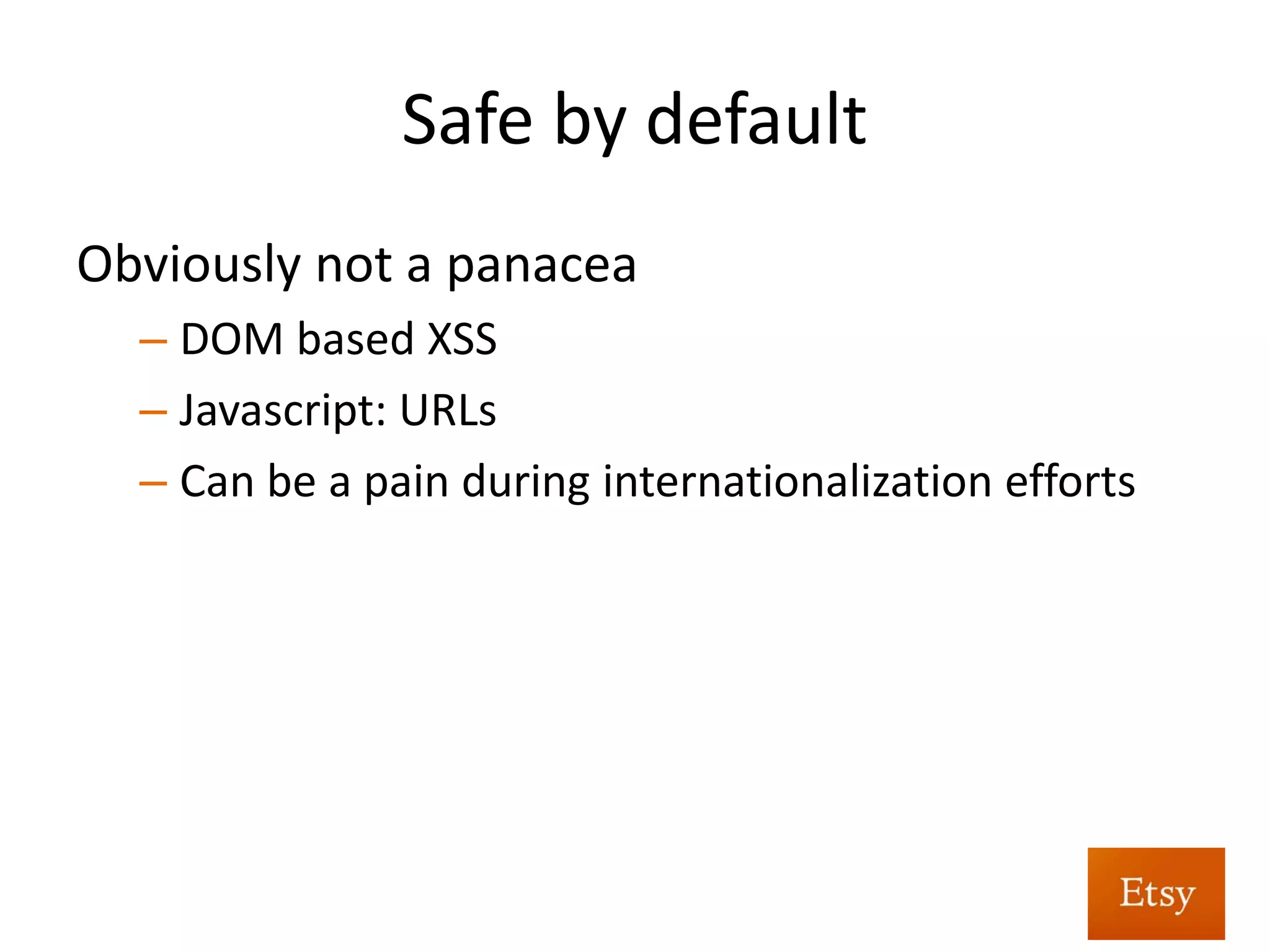 Zane lackey. security at scale. web application security in a continuous deployment environment ...