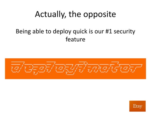 Zane lackey. security at scale. web application security in a continuous deployment environment ...