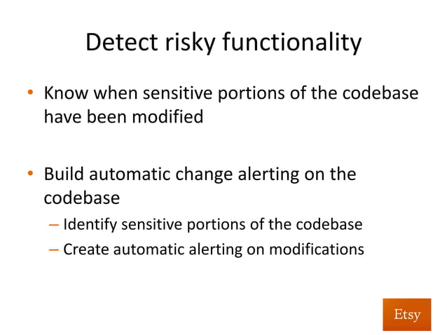 Zane lackey. security at scale. web application security in a continuous deployment environment ...