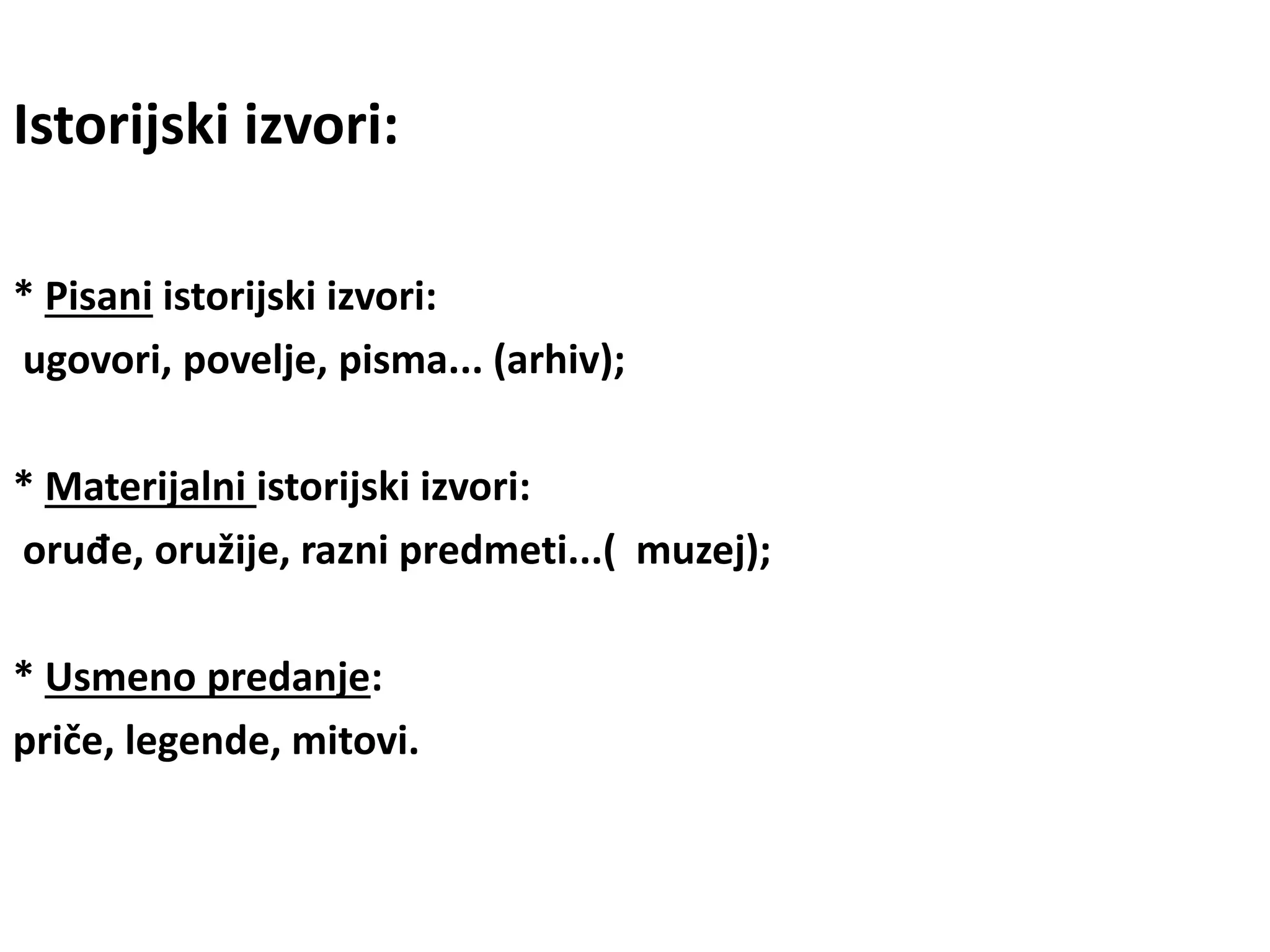 Istorija kao nauka | PPT