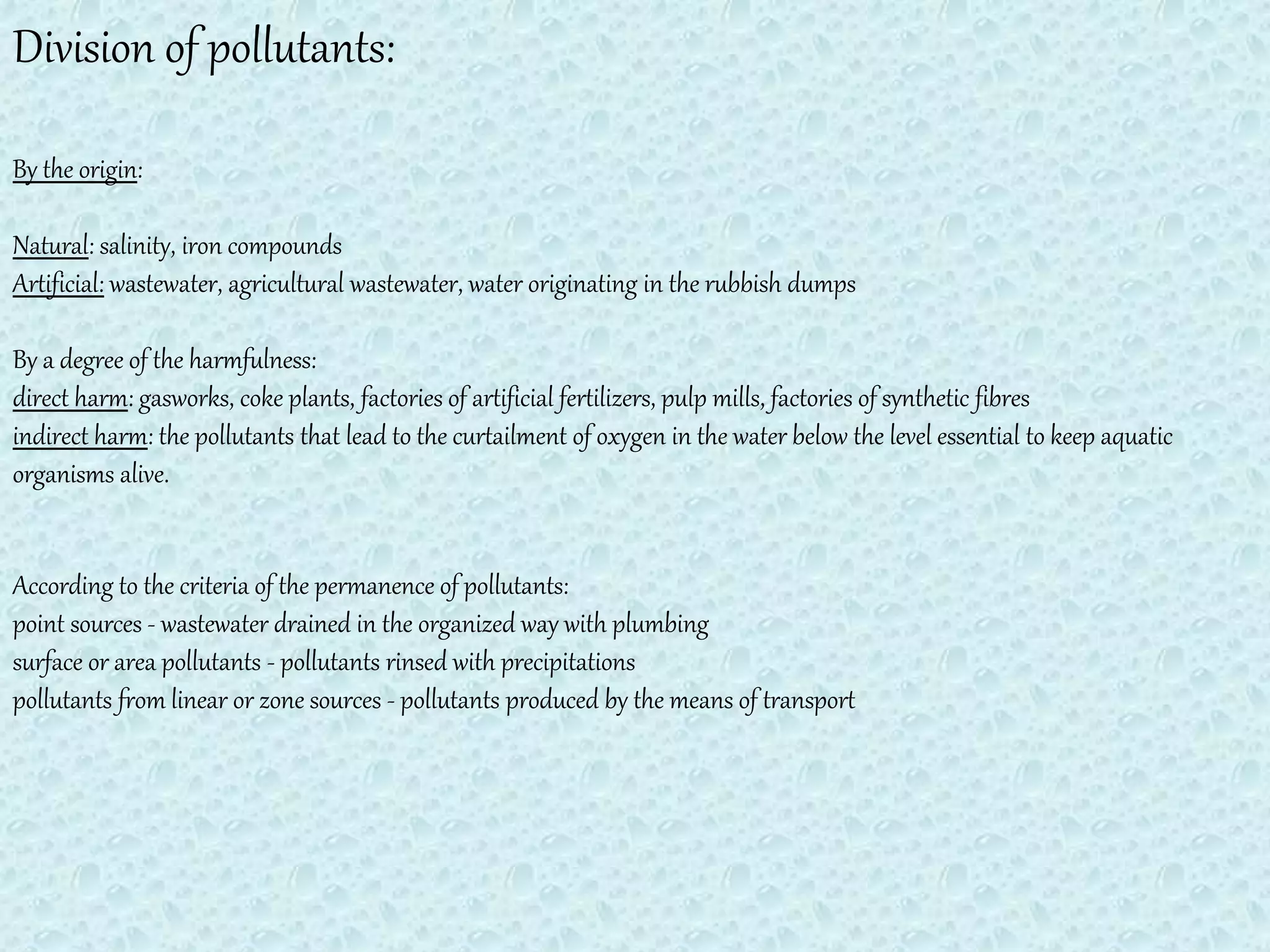 Water pollution Group3 | PPT