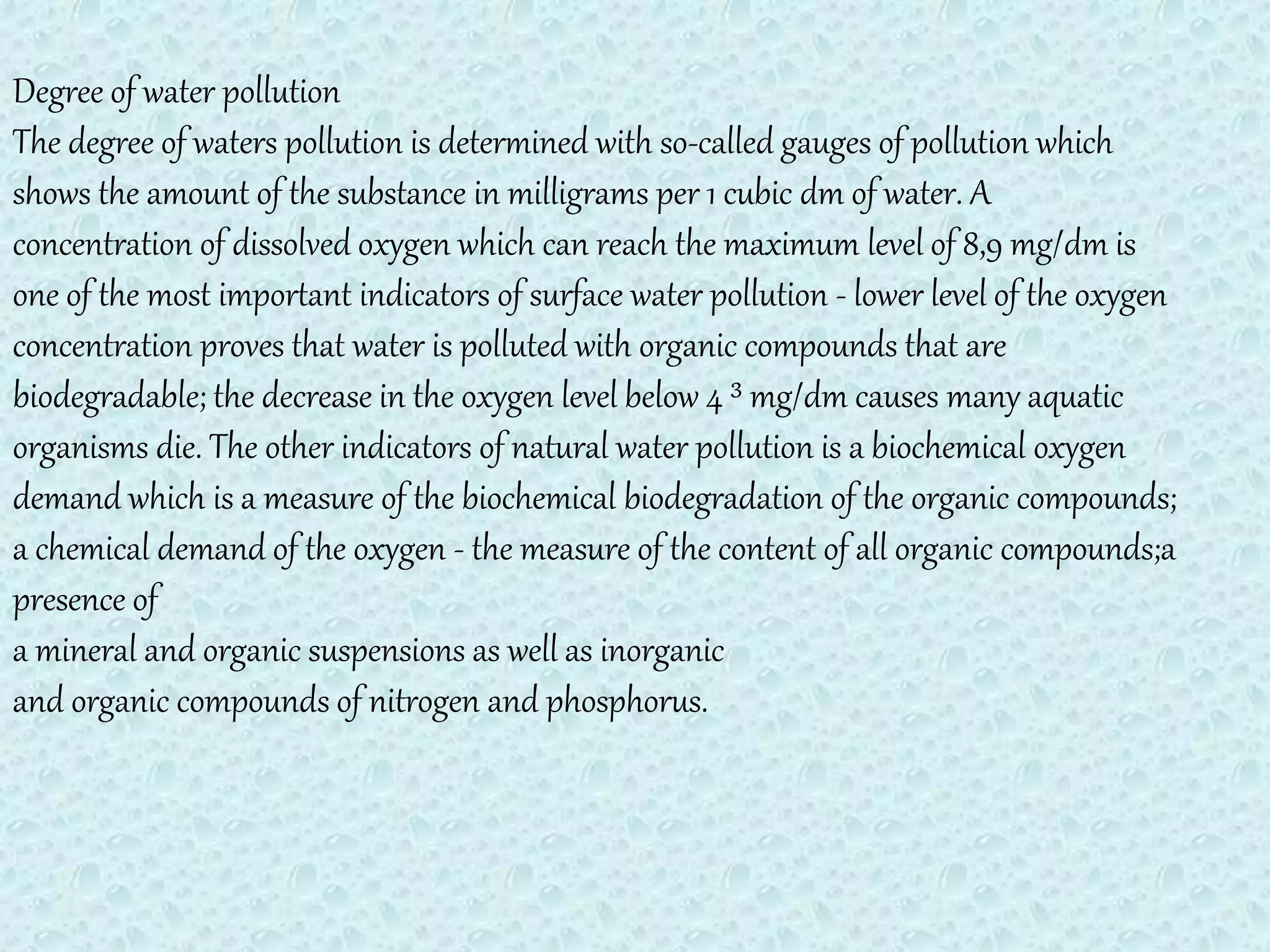 Water pollution Group3 | PPT