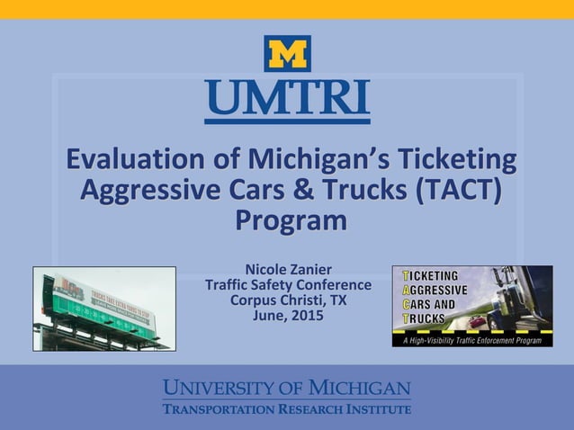 Evaluation of Michigan’s TACT Program | PDF | Weather | Science