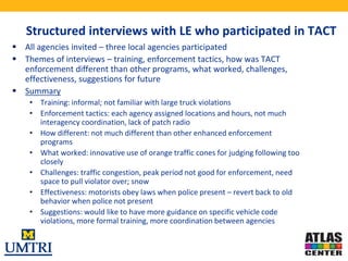 Evaluation of Michigan’s TACT Program | PDF | Weather | Science