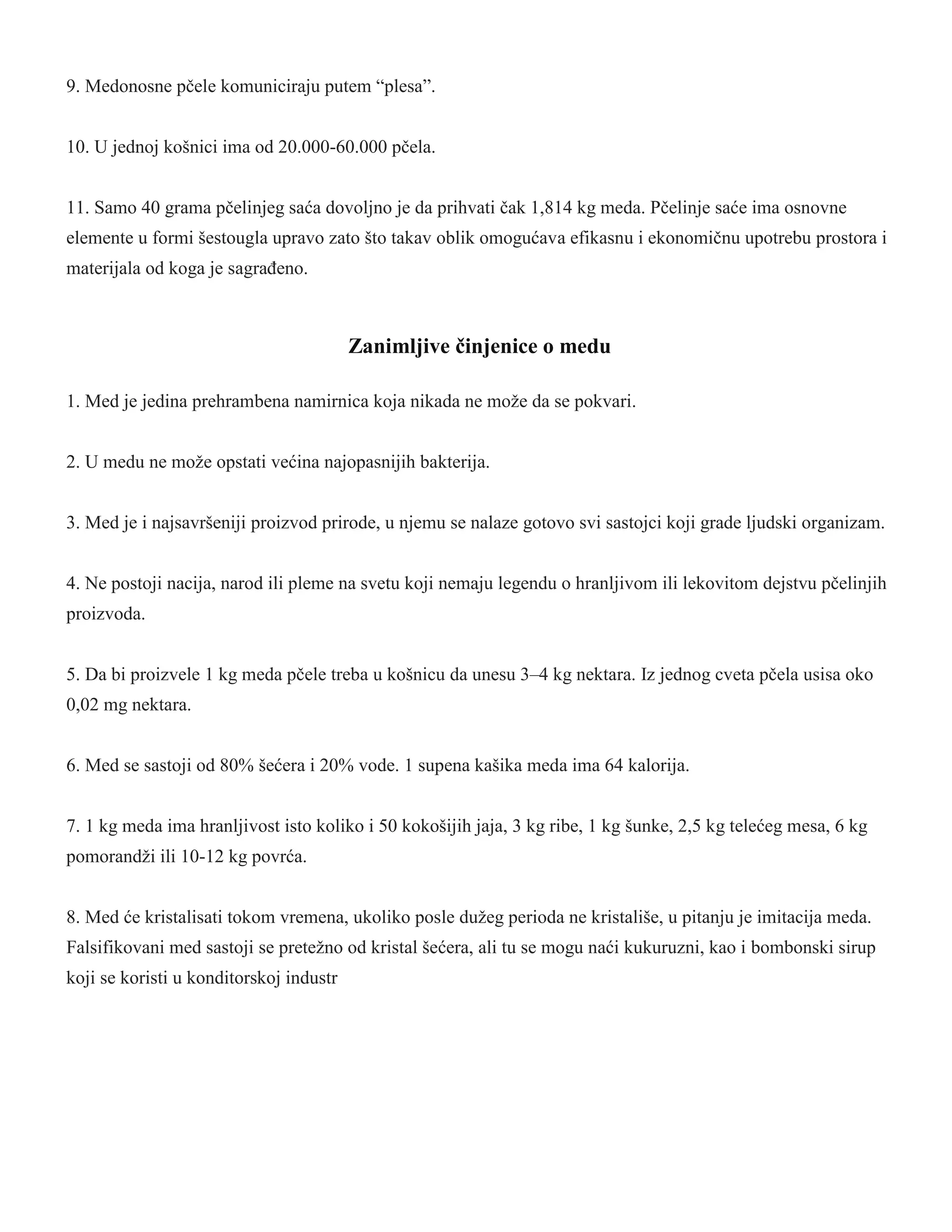 Zanimljivosti o pčelama i medu.docx