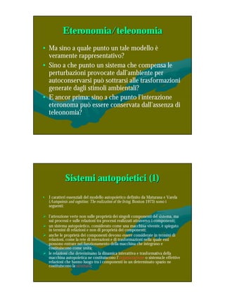 Zanini sistemi complessità autopoiesi | PDF