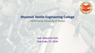 Presentation on Textile Finishing | PPTX