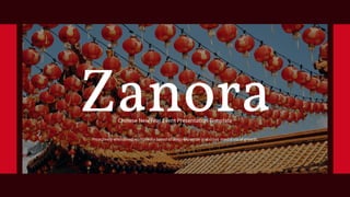 Zanora Presentation : Dark Color Version | PPT