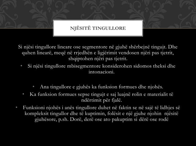 Fonetike dhe Fonologji e Shqipes | PPTX