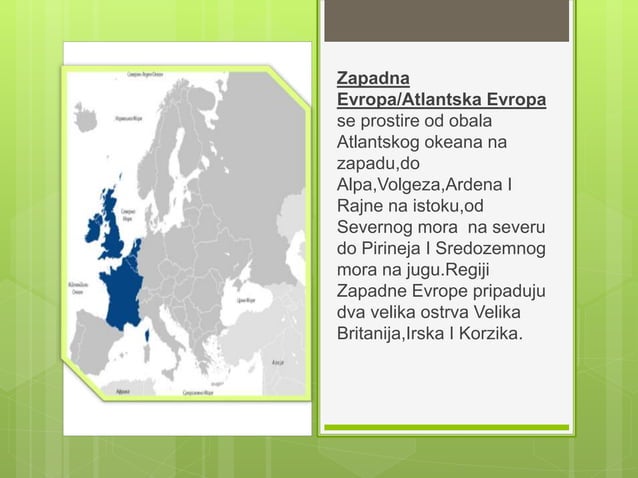 Zapadna evropa | PPTX