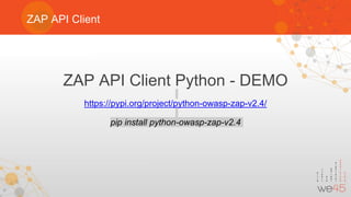 Zap api and scripting - @iprav33nk | PPTX