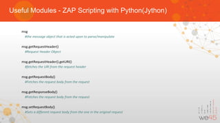 Zap api and scripting - @iprav33nk | PPTX