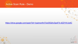 Zap api and scripting - @iprav33nk | PPTX