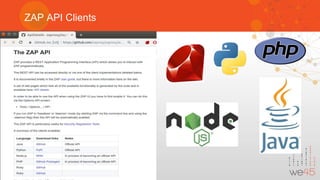 Zap api and scripting - @iprav33nk | PPTX