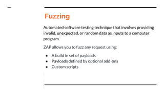 OWASP ZAP API Automation | PPTX