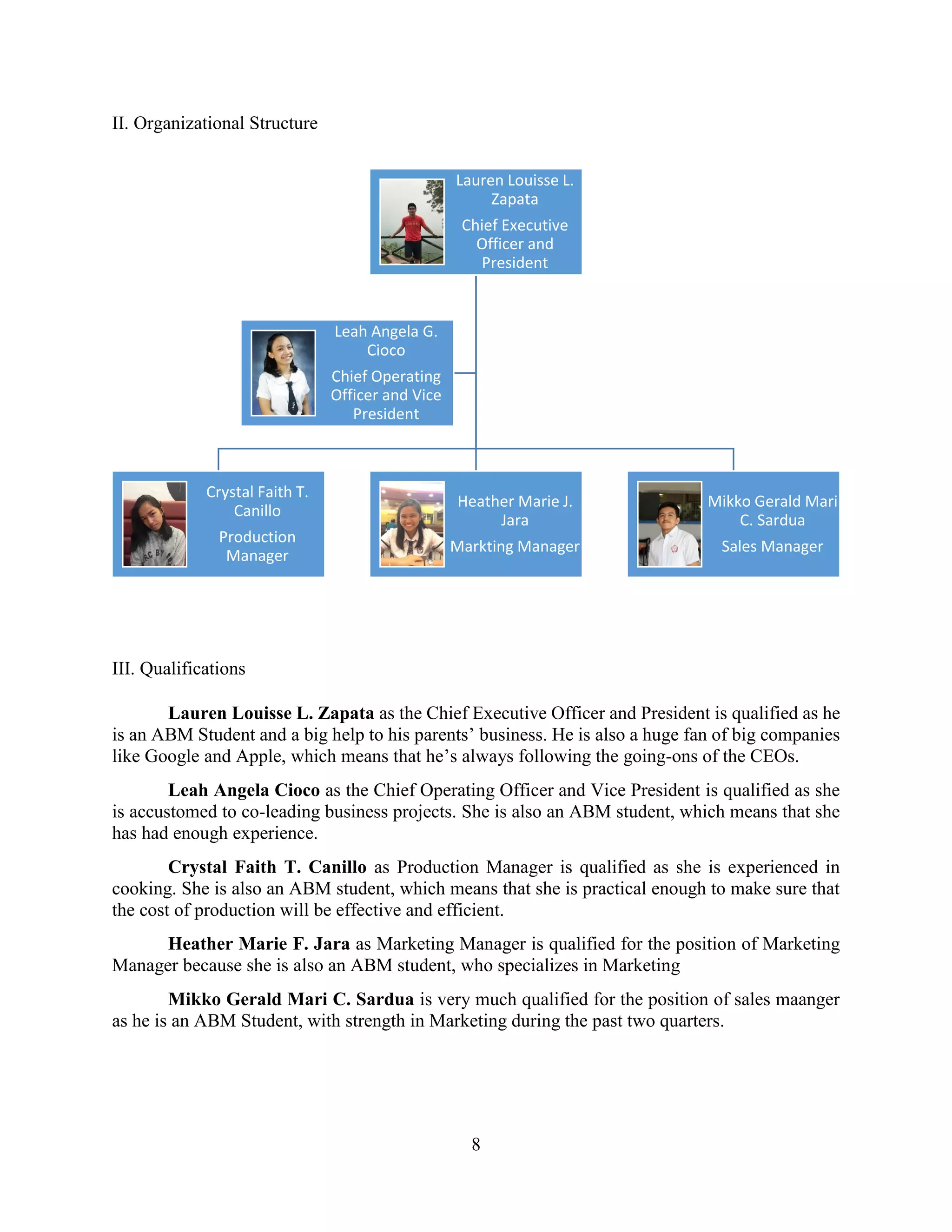 Business Plan Sample for Senior High School ABM Students | PDF