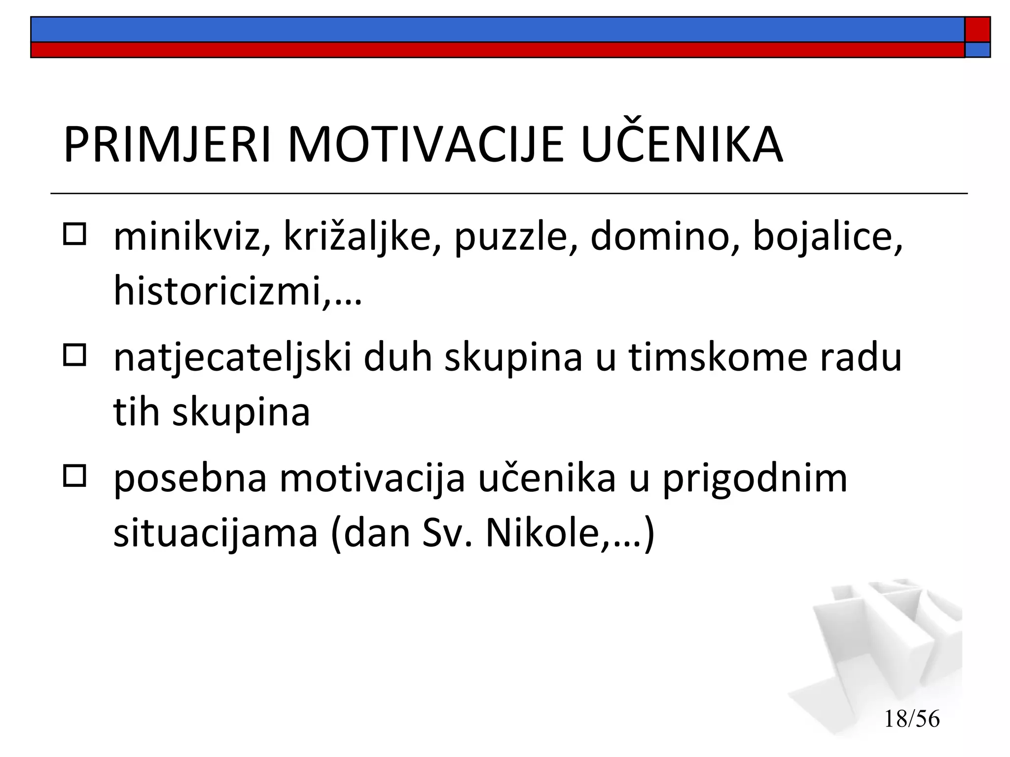 Zapazanja tijekom uvida u nastavu matematike | PPT