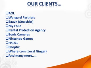 Zapbuild Portfolio | PPT