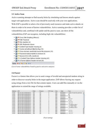 Zed Attack Proxy (ZAP) | PDF