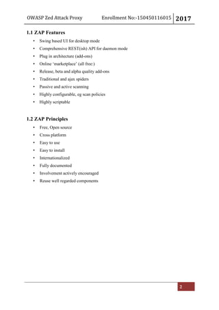 Zed Attack Proxy (ZAP) | PDF