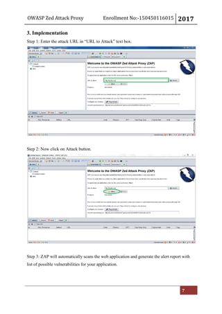 Zed Attack Proxy (ZAP) | PDF