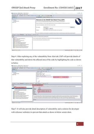 Zed Attack Proxy (ZAP) | PDF