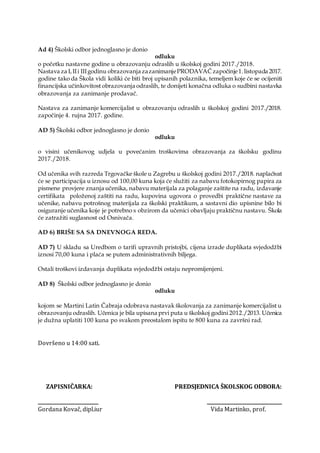 Zapisnik s 2. sjednice - 2017. | PDF